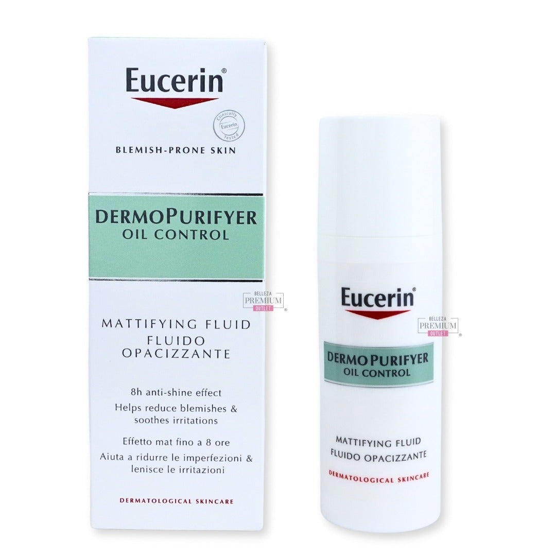 EUCERIN DERMOPURIFYER 50ML MATTIFYING FLUID: Reconocido Tratamiento pa ...