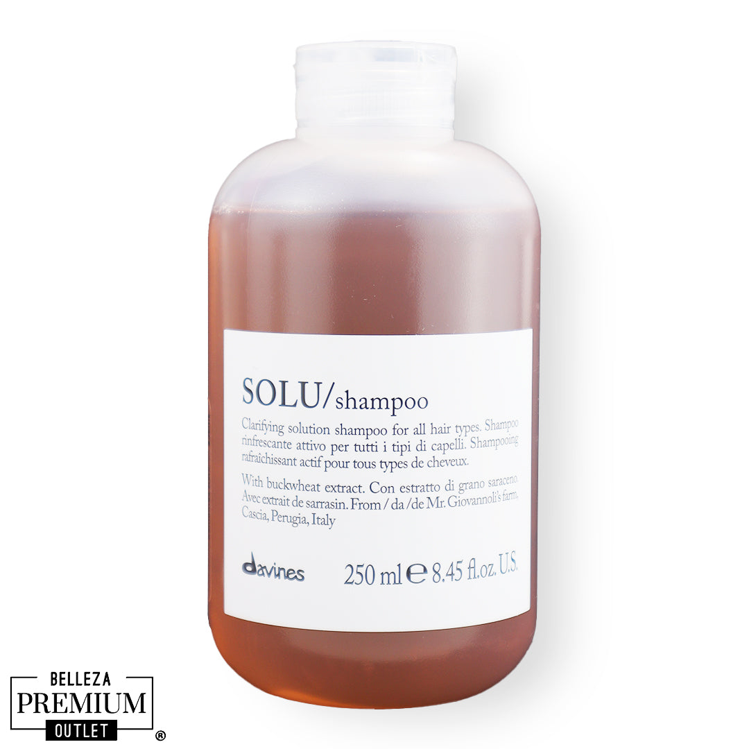 Davines Solu Shampoo 250ml – Limpieza profunda y frescura duradera ...