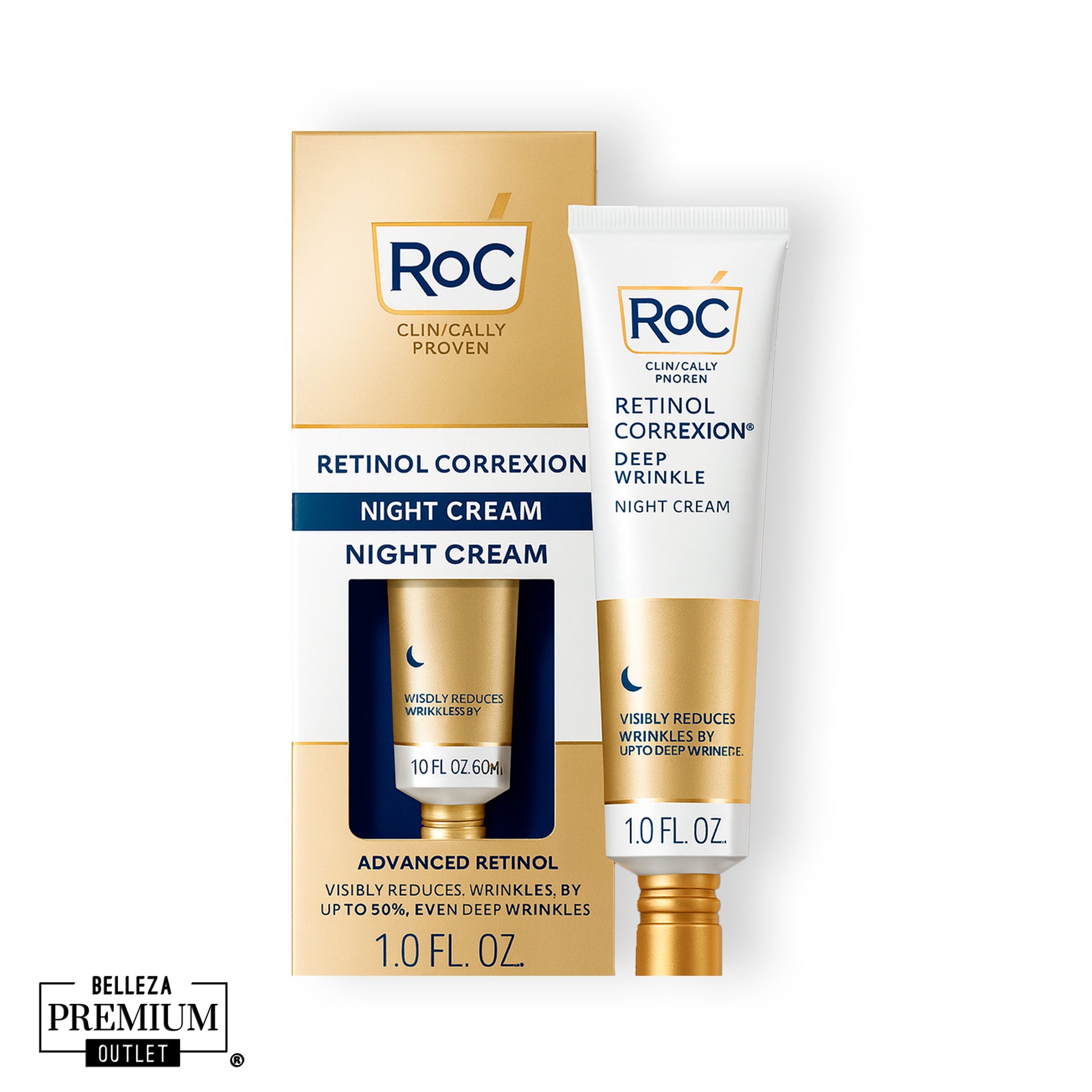 RoC Retinol Correxion Wrinkle Correct Night Cream 30ml – Belleza ...