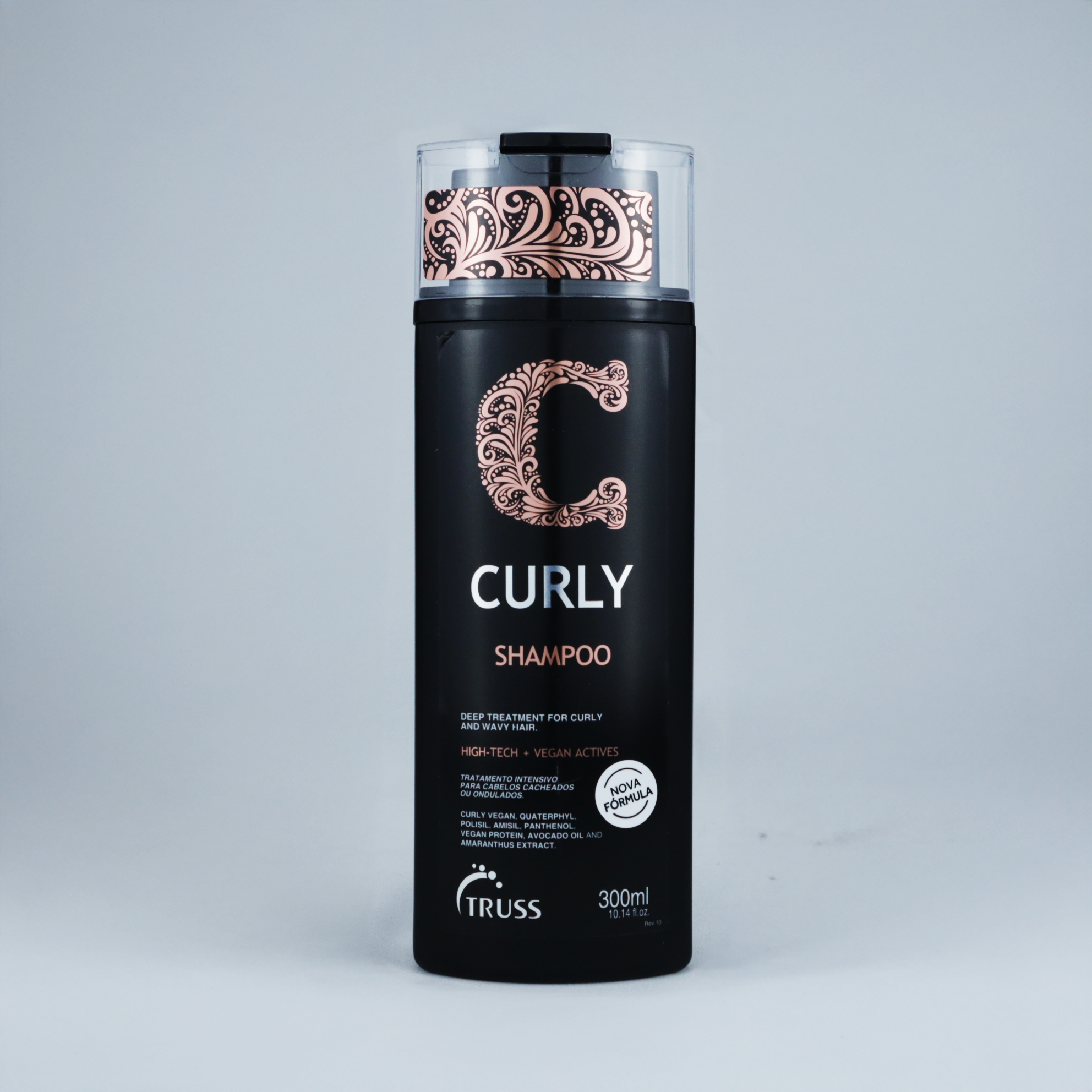 TRUSS Curly Shampoo 300 ml – Limpieza suave y definición para rizos y ...